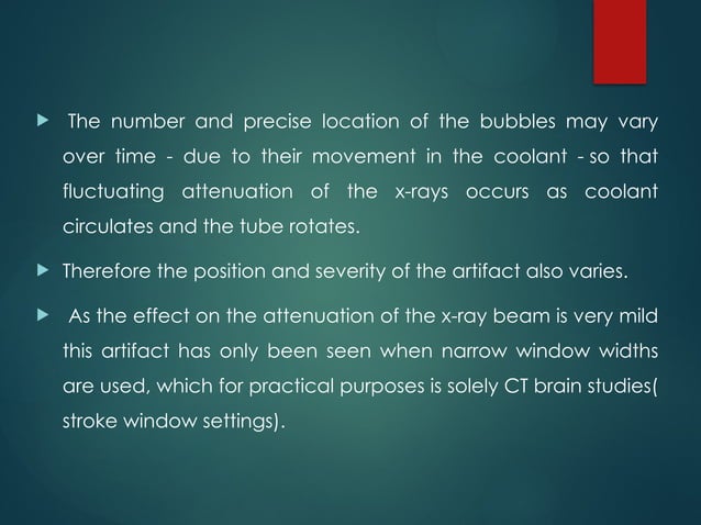 ct artefacts final part 1.pptx good ppt on ct artefacts | PPTX