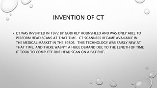 CT Basics and Principles Series 1 | PPTX