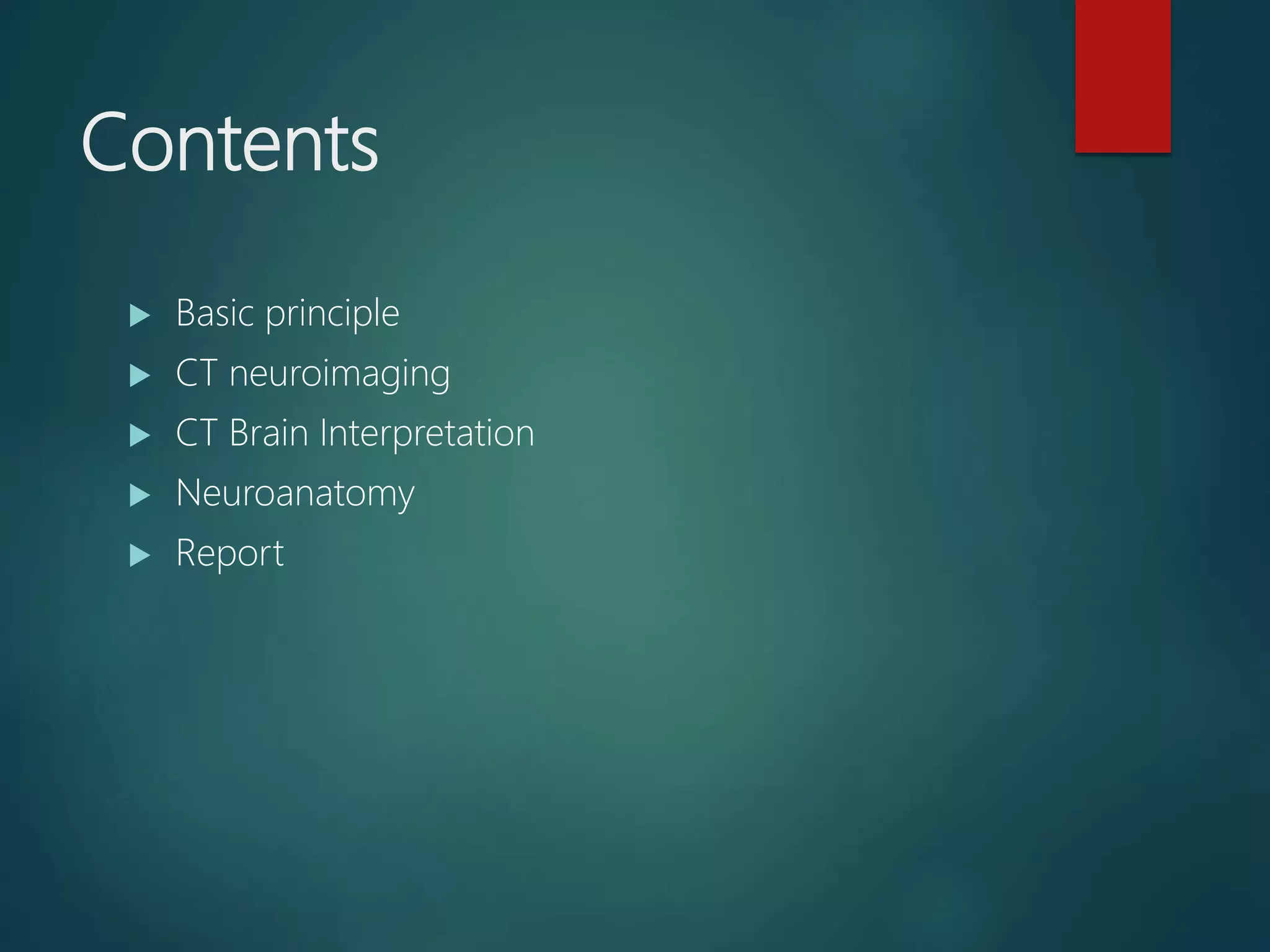CT Brain interpretation | PPTX