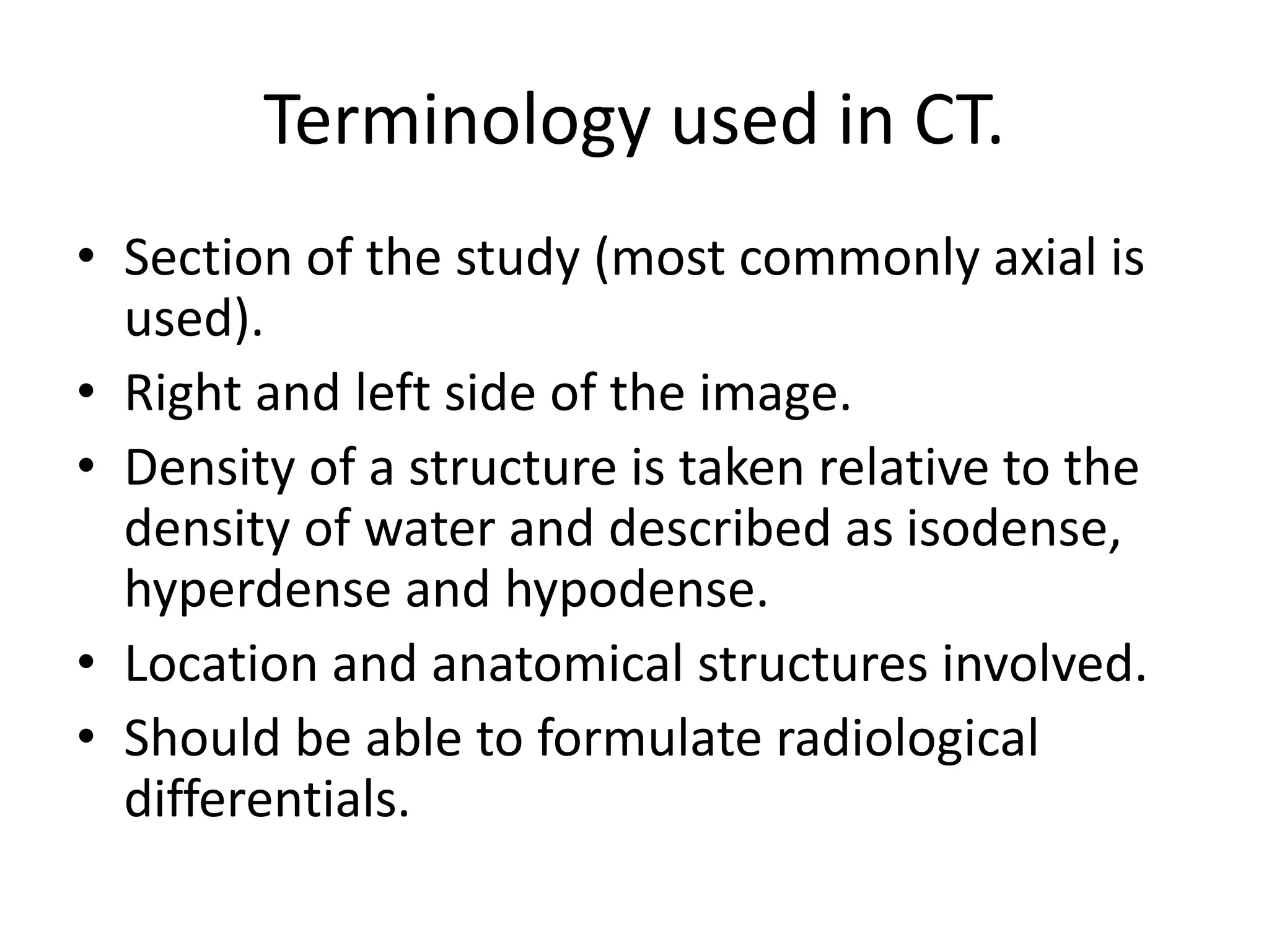 Ct brain presentation | PPTX