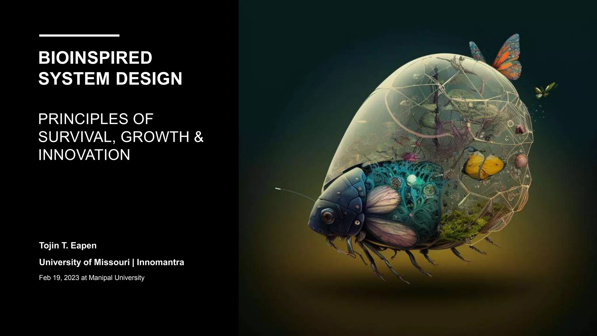 Bioinspired System Design at MAHE | February 2023 | PPT