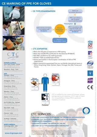 CTC CE Marking of PPE - Gloves (English language) | PDF