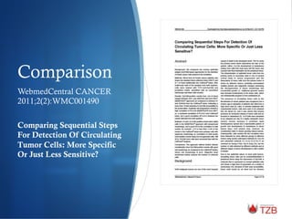 CTC Methods in comparison | PDF | Genetics | Science