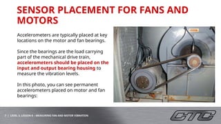 vibration analysis training first level | PPTX