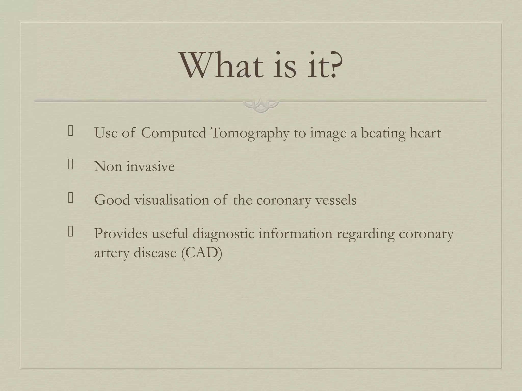 CT Coronary Angiography (CTCA) | PPT