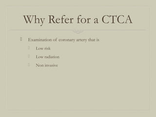 CT Coronary Angiography (CTCA) | PPT