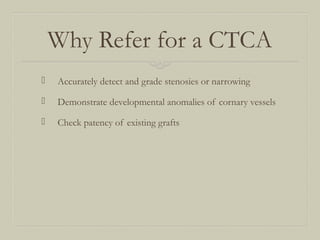 CT Coronary Angiography (CTCA) | PPT