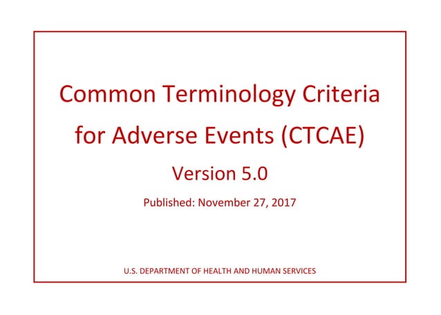 Protocole Ctcae Pdf: Ctcae En Français Word – AJRUZ