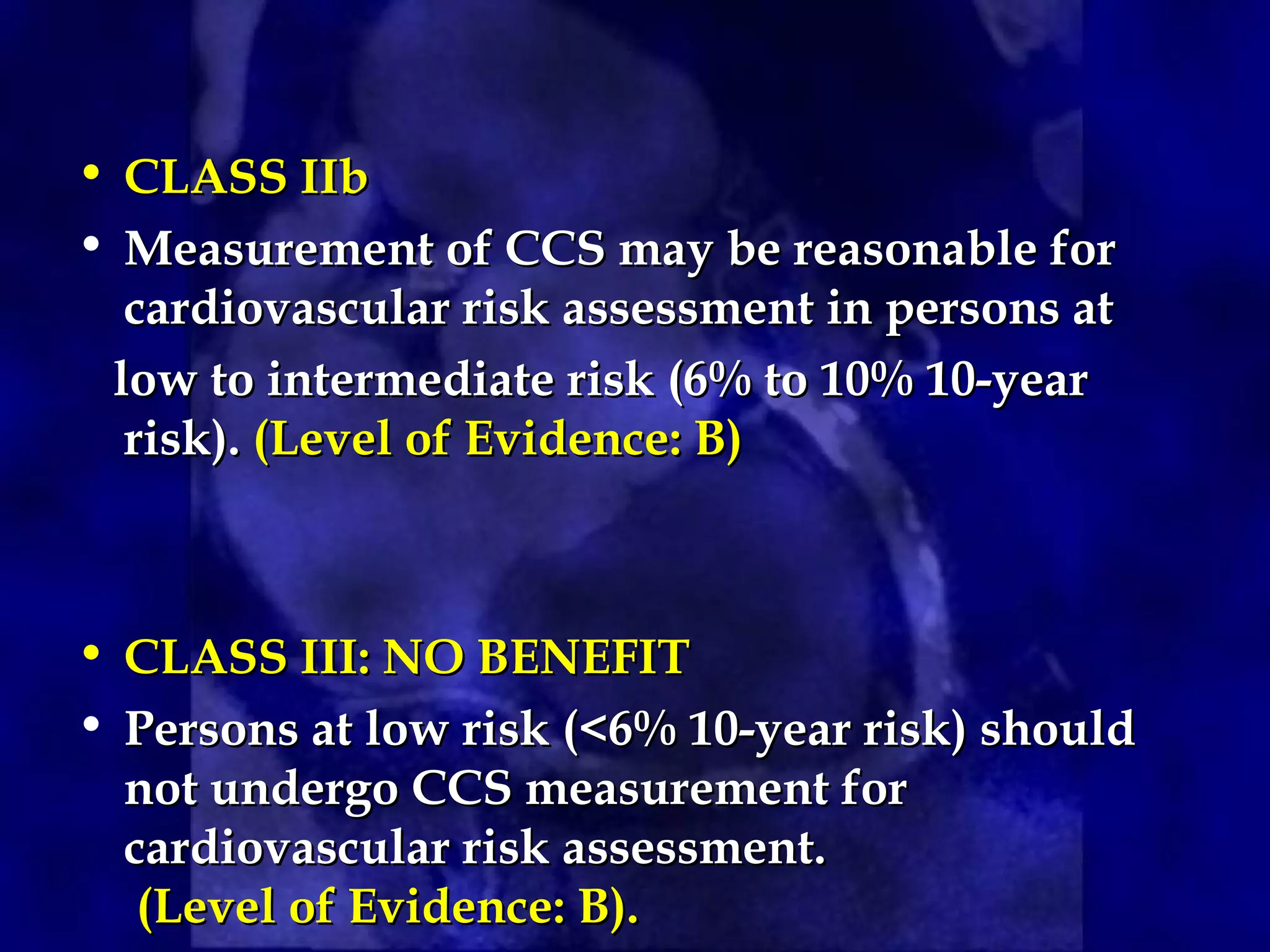 Ct calcium scoring 1 | PPT