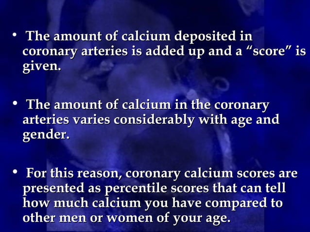 Ct calcium scoring 1 | PPT