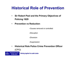 Crime Prevention and Modern Policing | PPT