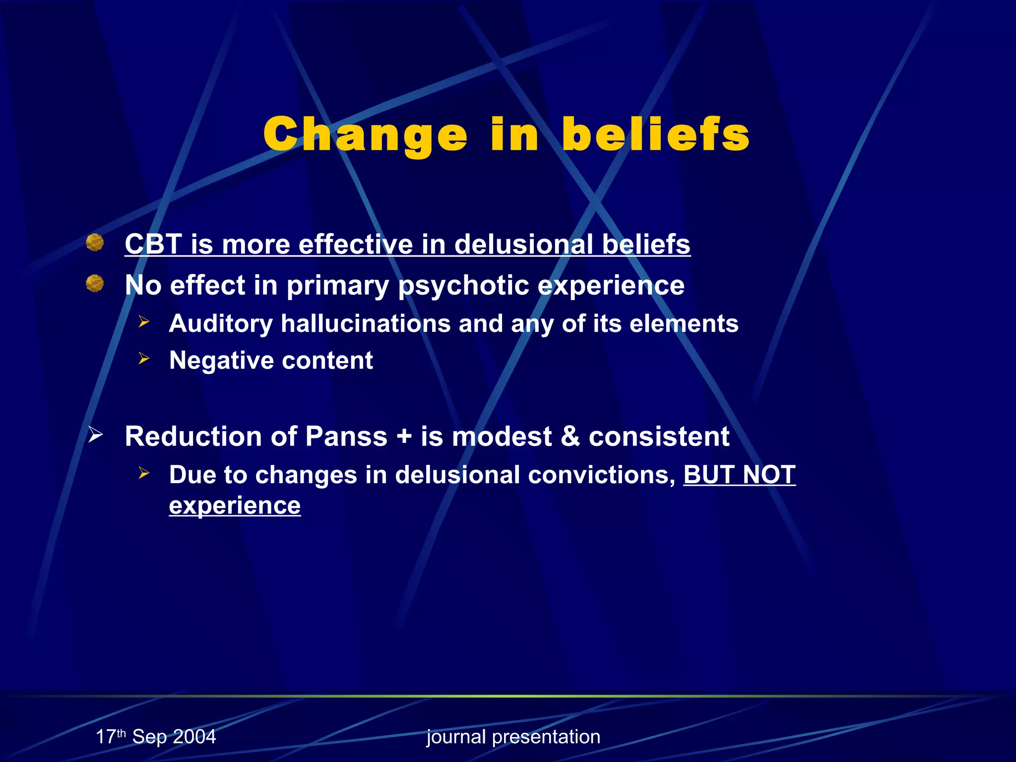 CBT for Command Hallucinations | PPT