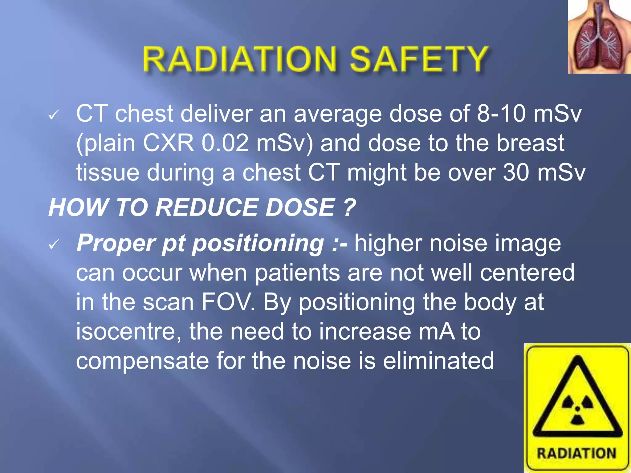 CT Procedure of Thorax (CT Chest) | PPTX