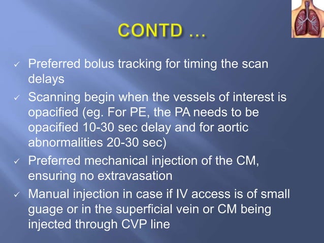CT Procedure of Thorax (CT Chest) | PPTX