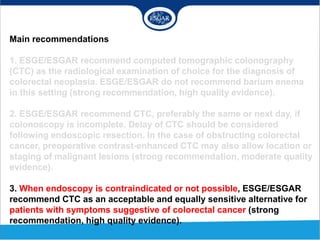 CT-Colonography: clinical indications | PPTX
