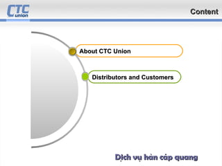 CTC Union introduction 2012 | PPT