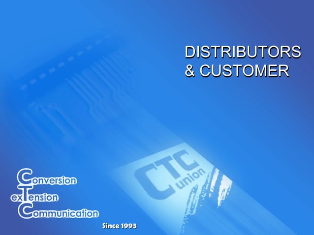 CTC Union introduction 2012 | PPT