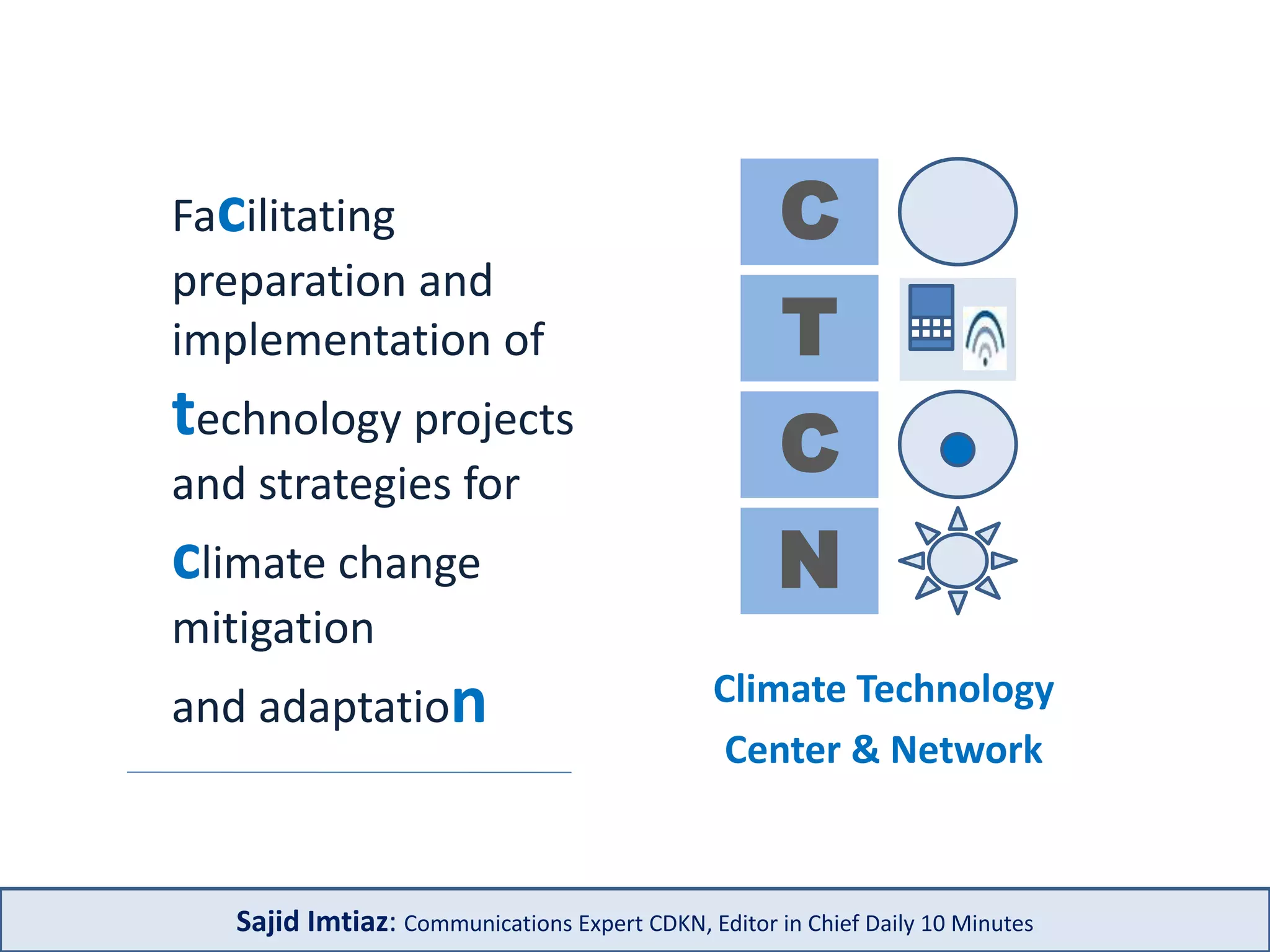 Climate Technology Center & Network | PPT
