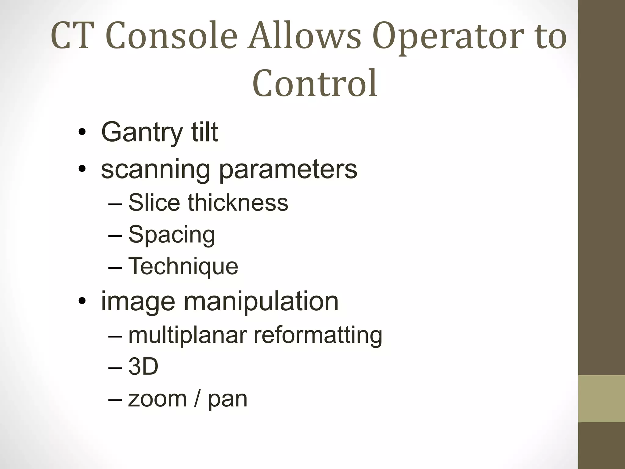 CT COMPONENTS | PPT