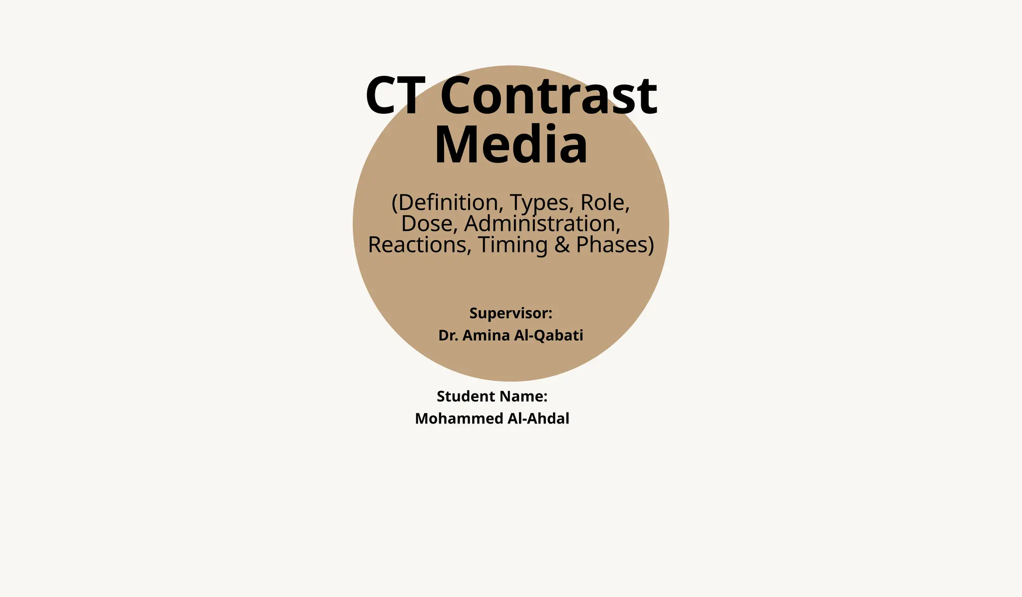 CT Contrast Media (Definition, Types, Role, Dose, Administration ...