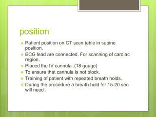 CT Coronary Angiography.pptx, eart muscle) Acute angina (type of chest ...