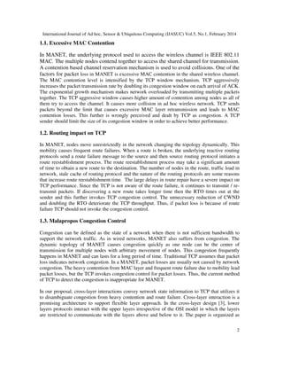 Ctcp a cross layer information based tcp for manet | PDF