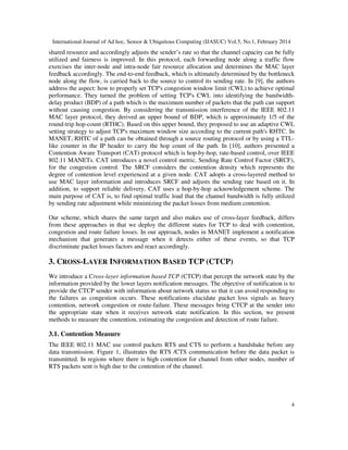 Ctcp a cross layer information based tcp for manet | PDF