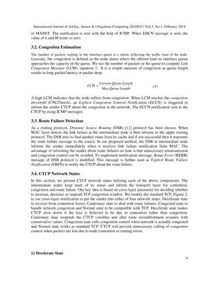 Ctcp a cross layer information based tcp for manet | PDF