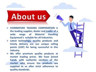 Coimbatore Trading Corporation | Pallets and Crates dealers, Supplier ...