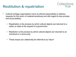 Cultural Property - an introduction | PPT