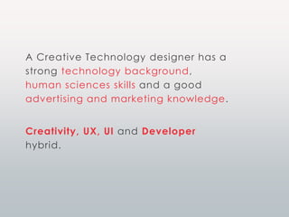 Creative Technology Design | PPTX