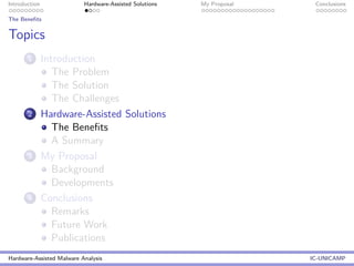 Hardware-Assisted Malware Analysis | PPT