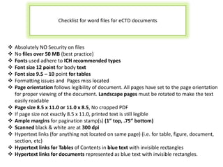 common technical document vs electronic common technical document | PPTX