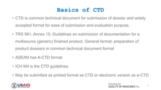 CTD.pptx | Pharmaceutical Industry | Industries