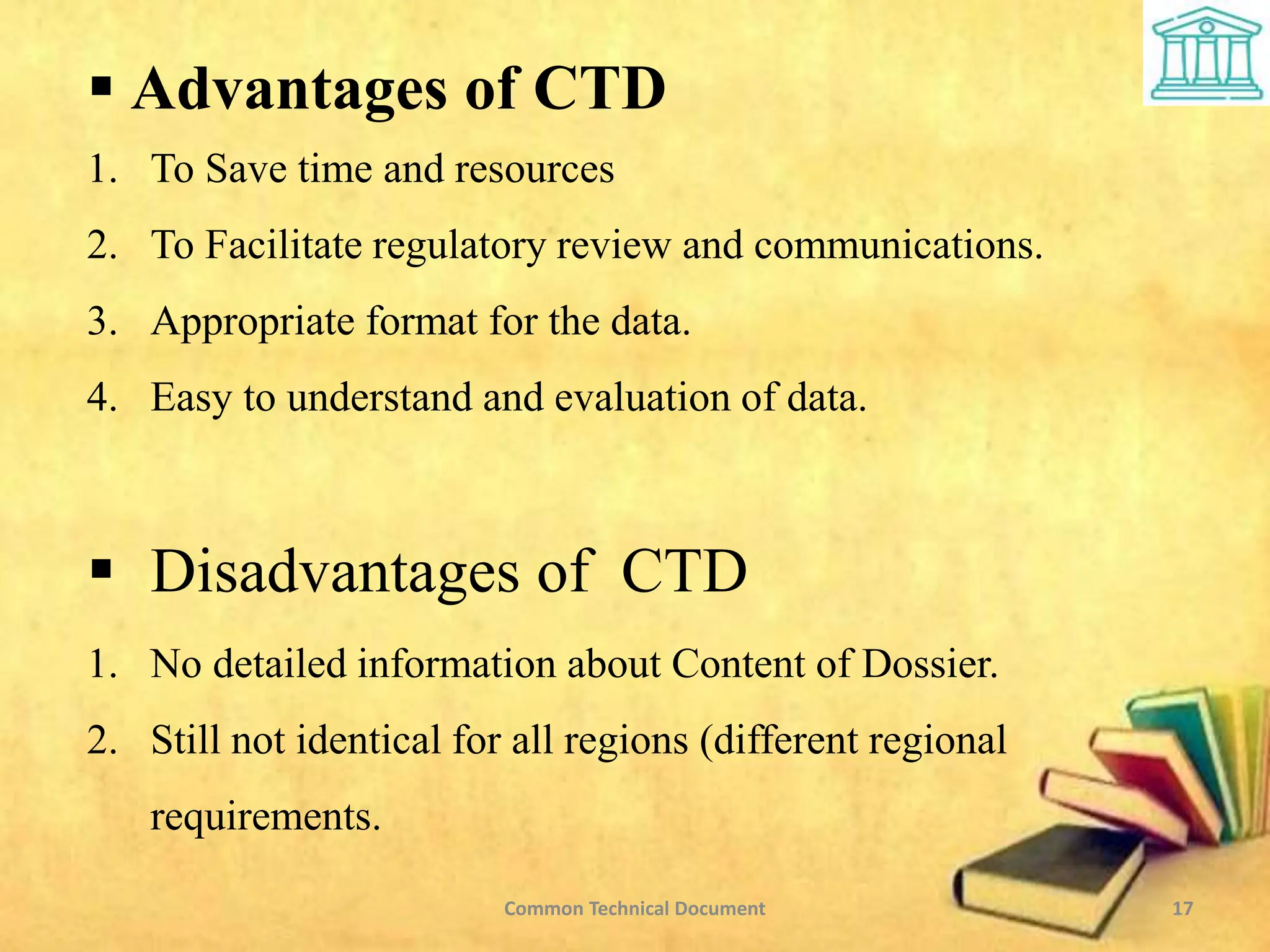 CTD( Common technical Documents) For B.Pharmacy) | PPTX
