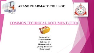 Common Technical Document (CTD) PQA.pptx