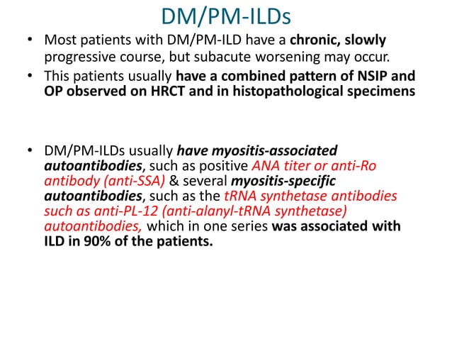 CTD-ILD.pptx | Skin and Dermatology | Diseases and Conditions