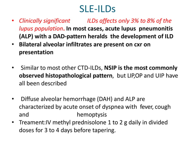 CTD-ILD.pptx | Skin and Dermatology | Diseases and Conditions