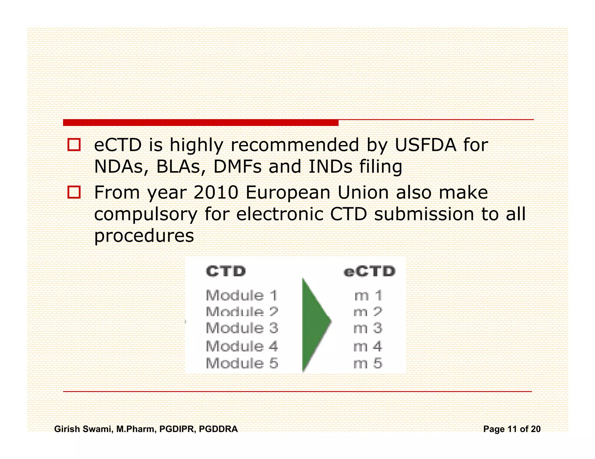 CTD and eCTD | PDF