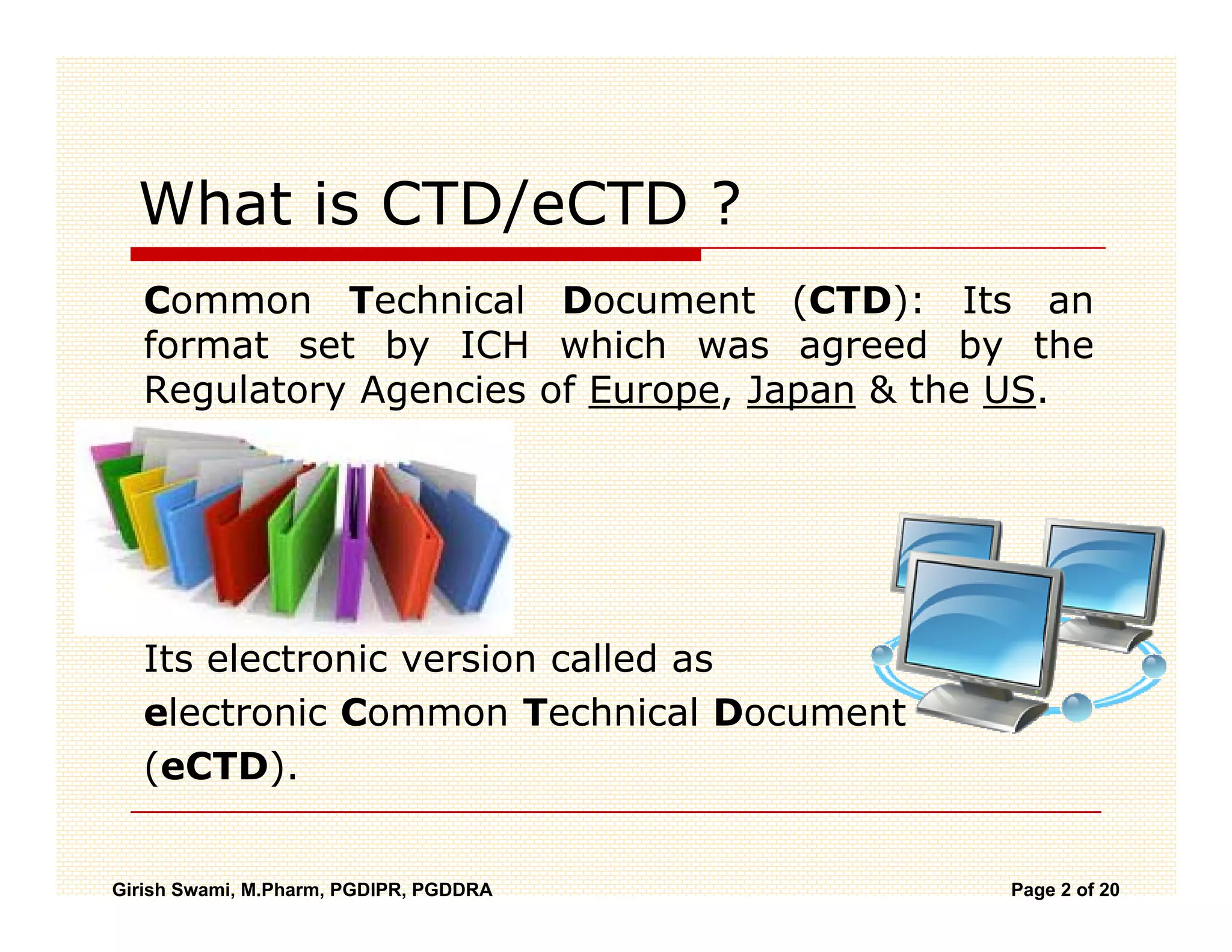 CTD and eCTD | PDF