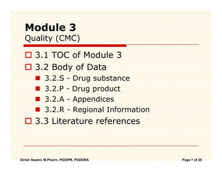 CTD and eCTD | PDF