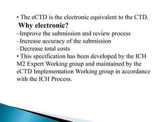 CTD and eCTD | PPTX