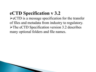 CTD and eCTD | PPT