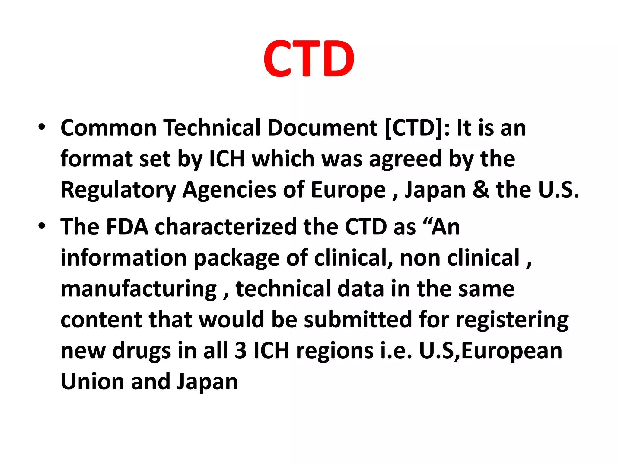 Ctd and e ctd | PPTX