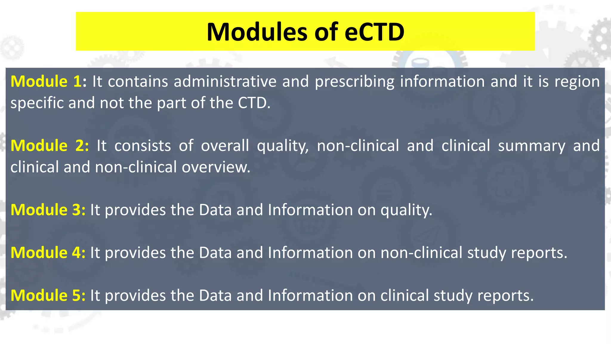 CTD and eCTD - Common Technical Document | PPTX