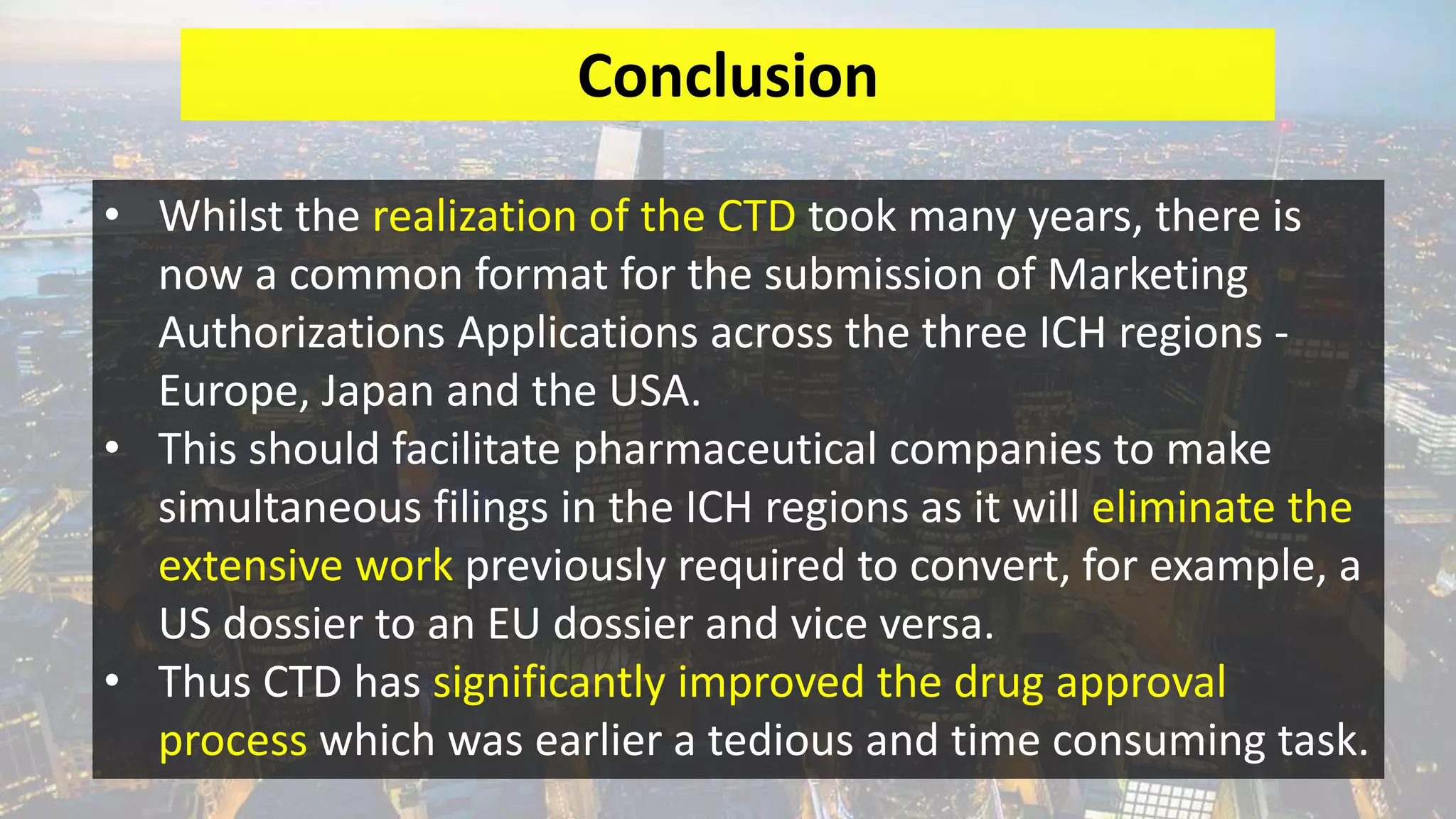 CTD and eCTD - Common Technical Document | PPTX