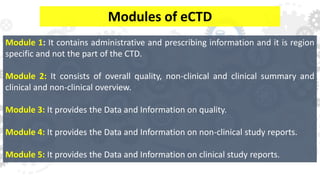 CTD and eCTD - Common Technical Document | PPTX