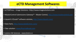 CTD and eCTD - Common Technical Document | PPTX