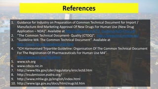 CTD and eCTD - Common Technical Document | PPTX