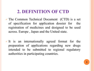 CTD AND ECTD IN QUALITY ASSURANCE BY INTHIYAZ RIPER | PPT